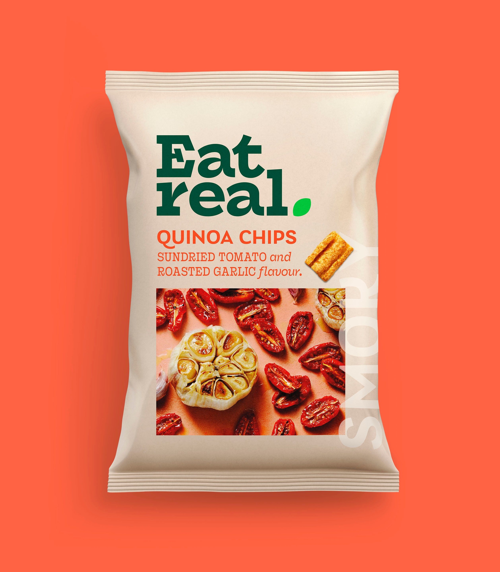 Sundried Tomato & Roasted Garlic Quinoa Chips 90g – Bitterne Box Co